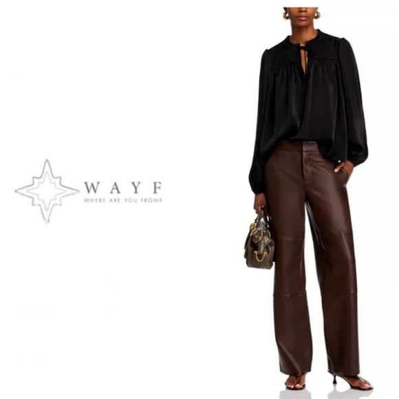 Wayf | Tops | New Wayf Anastasia Blouse | Poshmark